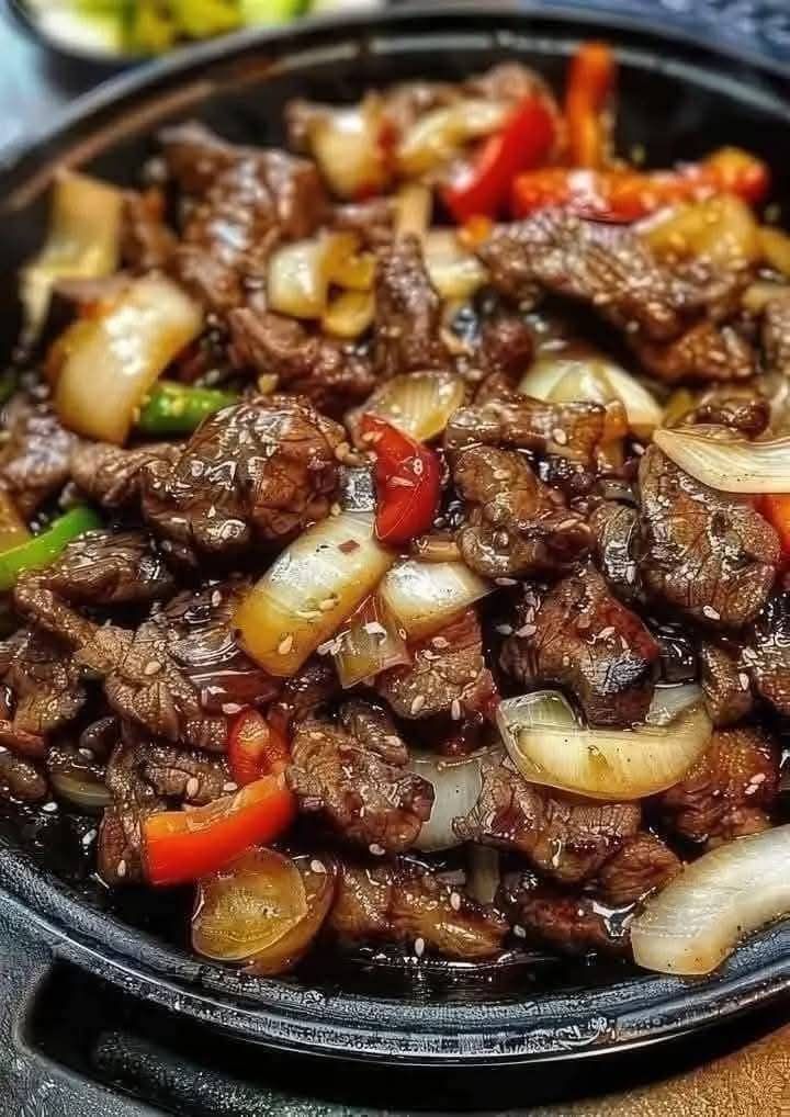 Sizzling Chinese Pepper Steak with Onions – Best Recipes