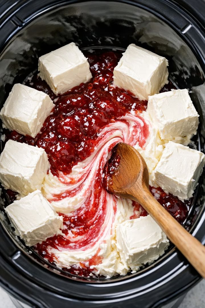 Potluck secret weapon: spoon in strawberry jam, add cream cheese, and ...